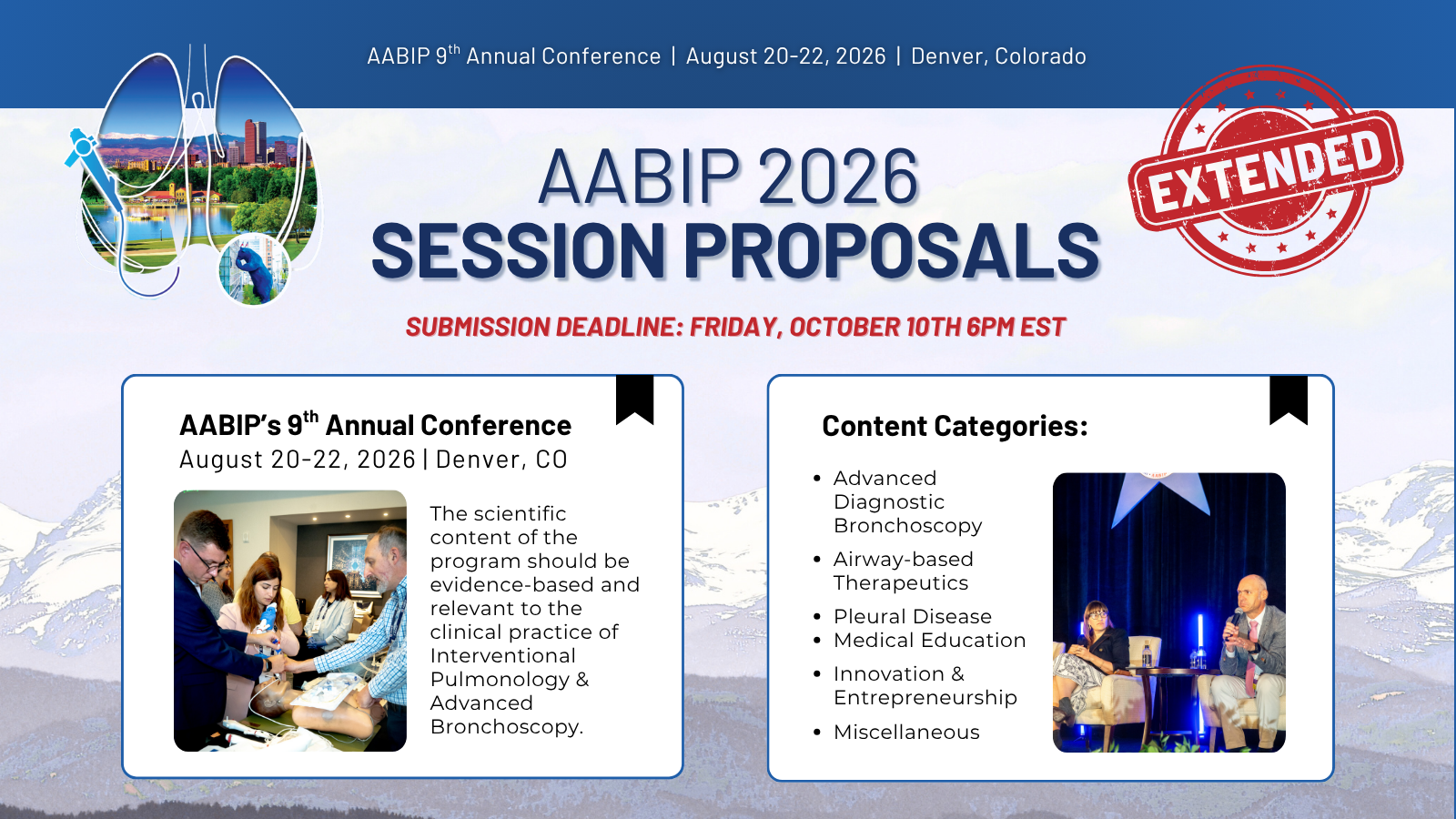 2026 Session Proposals